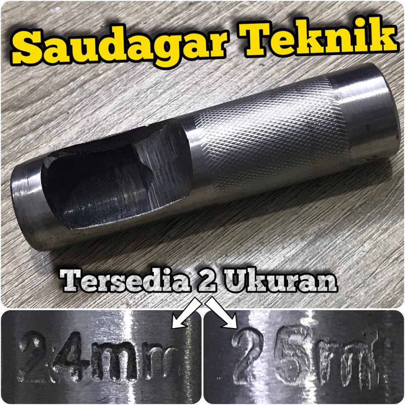 Jual Hollow Punch 24mm 25mm pukul Pembuat Lubang Plong Pembolong plat ...