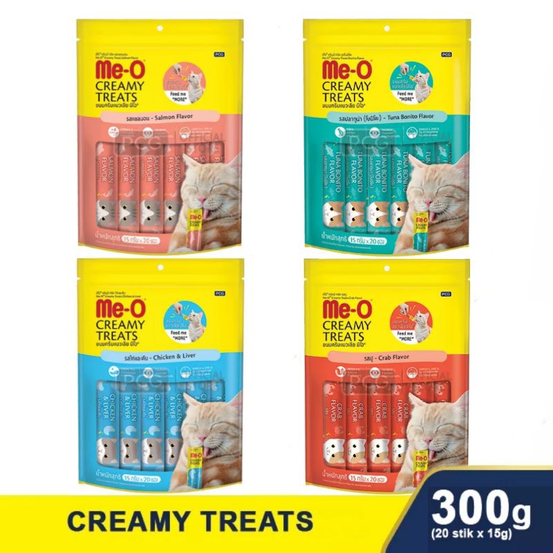 Jual Meo Creamy Treats 300gr (20 stick) | Shopee Indonesia