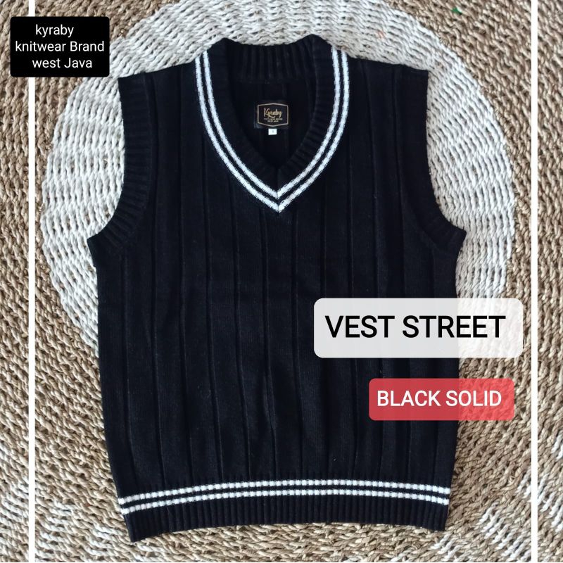 Jual Rompi rajut /vest knit Korean style/ vest kyraby pria wanita dan ...