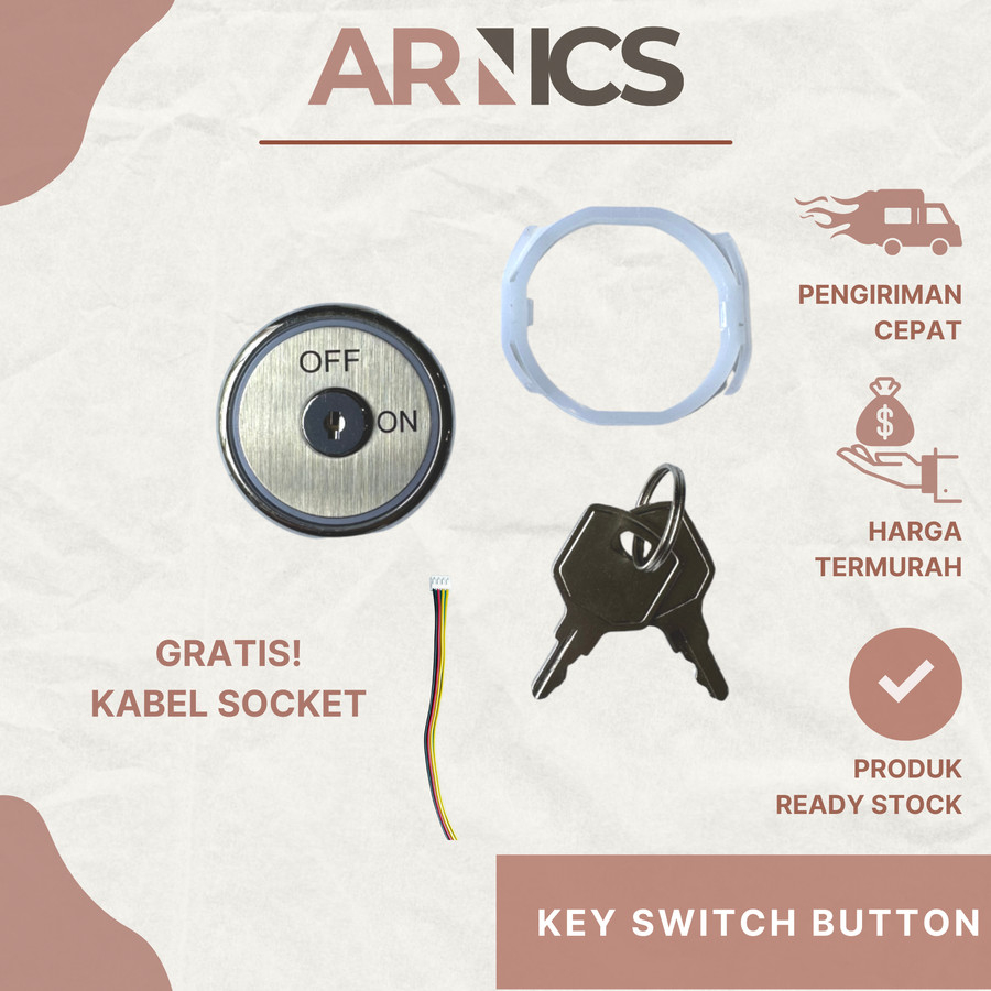 Jual Elevator Key Switch Button / Key Switch Button Lift / Spare Part ...