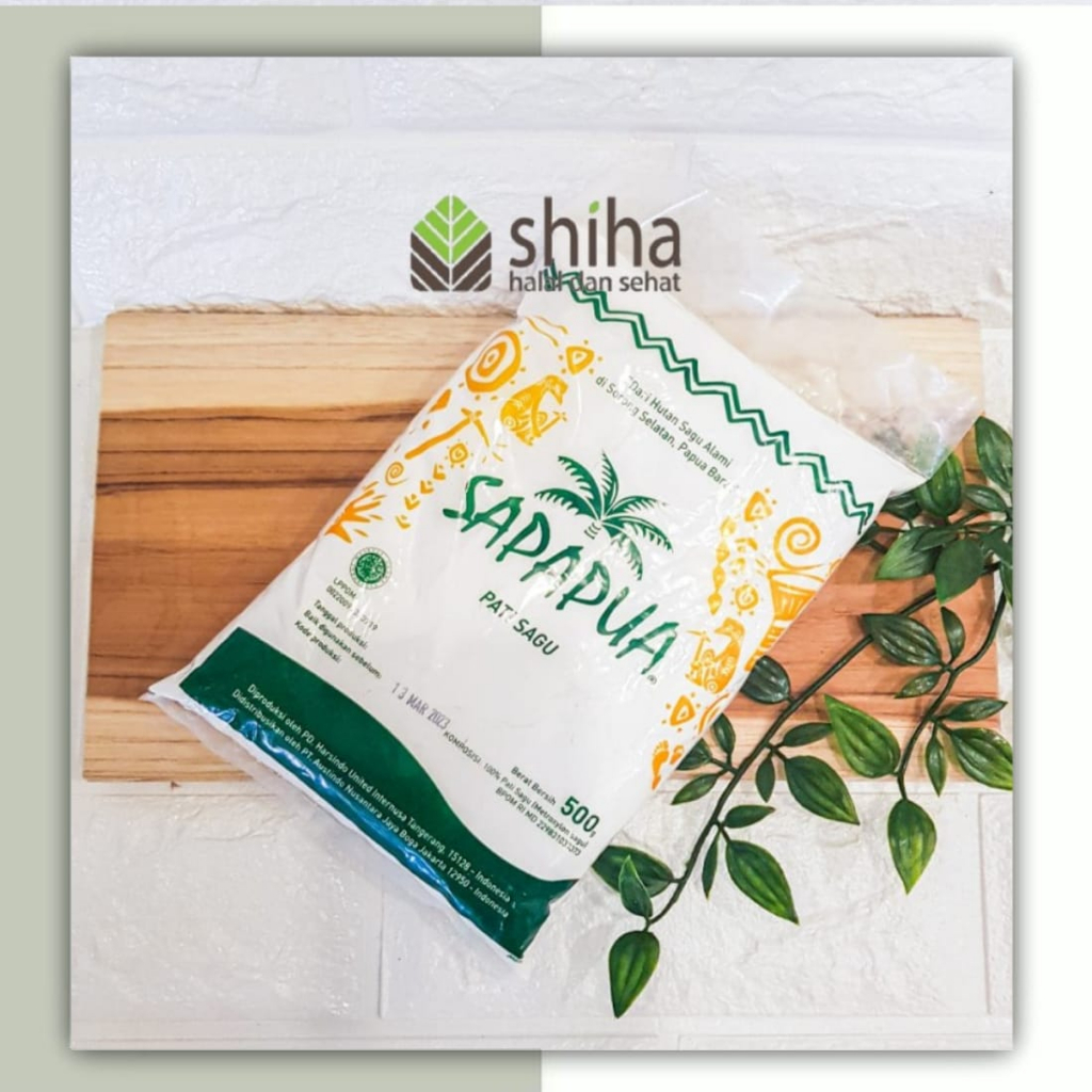 Jual SHIHA - SAPAPUA Tepung Sagu dari Papua 500 gram | Shopee Indonesia