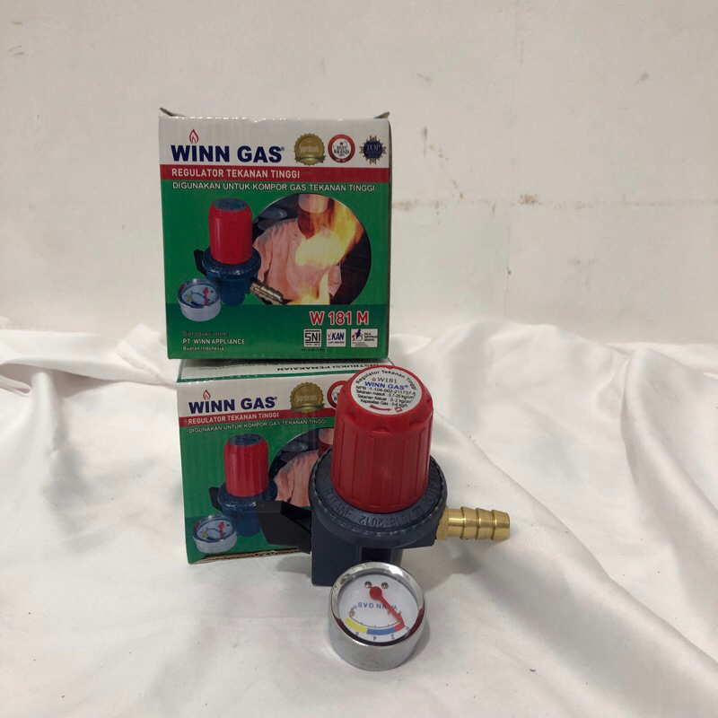Jual Regulator Gas WIN 181M ( Regulator bertekanan tinggi) | Shopee ...