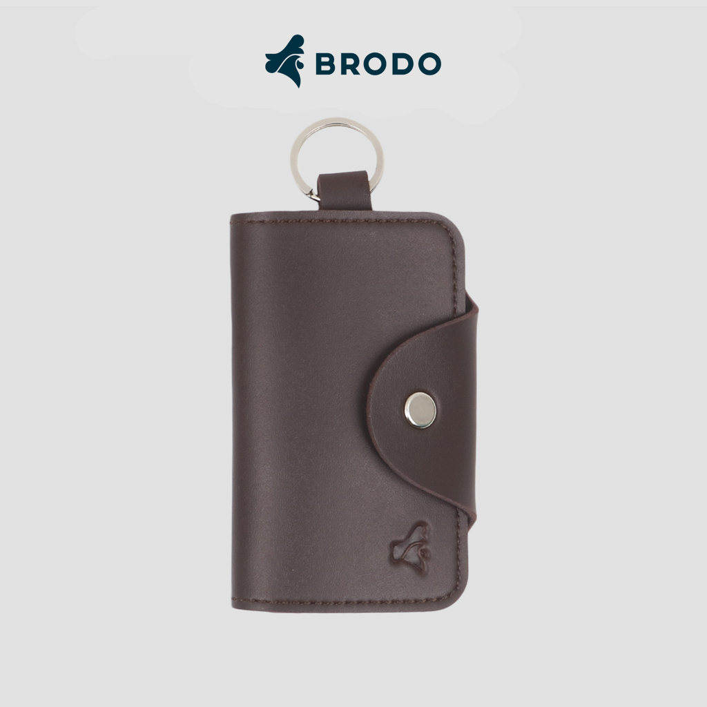 Jual BRODO - Dompet Kunci Truf Key Wallet Dark choco | Shopee Indonesia