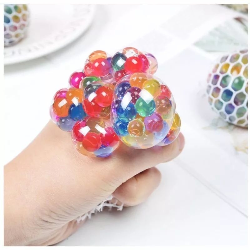 Jual MAINAN STRESS BALL ANGGUR JALA/ SQUISHY STRESS BALL MODEL JALA ...