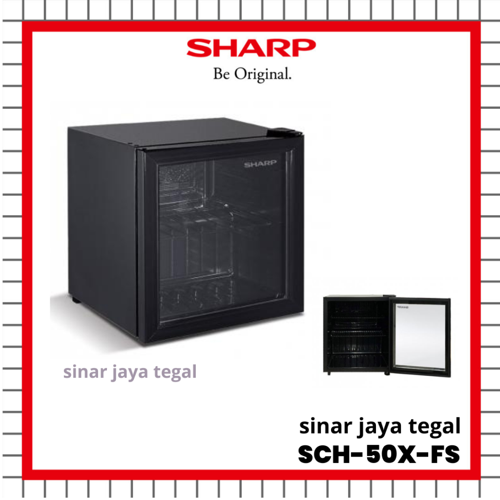 Jual SHOWCASE SHARP MINI SCH-50X-FS 55 LITER | Shopee Indonesia