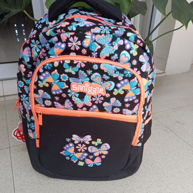 Jual Tas Smiggle Classic backpack Butterfly 100% original dan baru ...