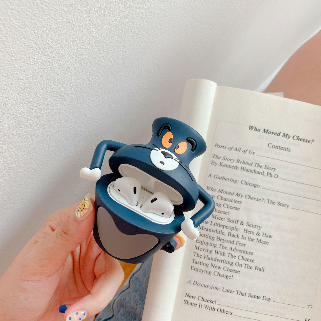 Jual Casing AirPods Lucu Gen 1 2 / Pro / 3 Silicone 3D Cute Soft Case ...