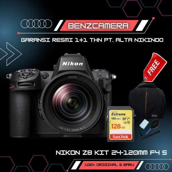 Jual Nikon Z8 kit 24-120mm f4 S Kamera Mirrorless | Shopee Indonesia