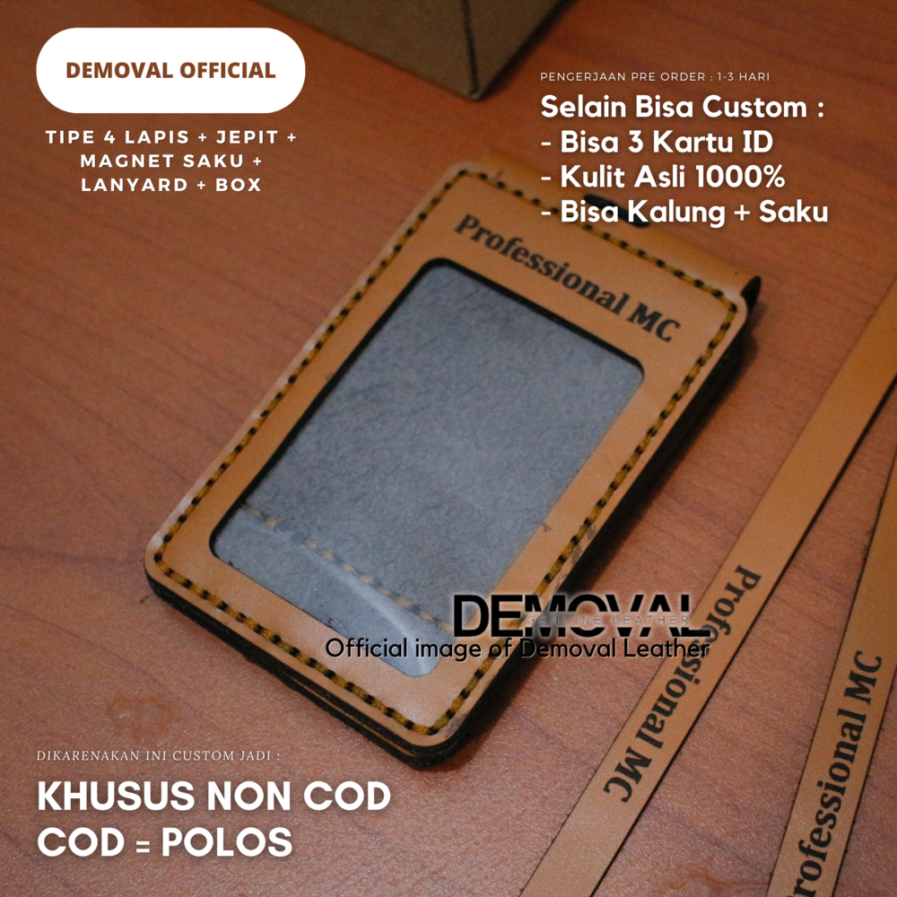 Jual ID CARD CUSTOM LANYARD ID CARD TALI NAME TAG ID CARD LANYARD ...