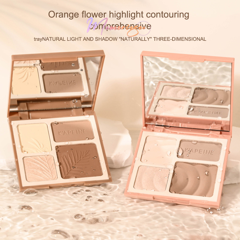 Jual COD&Ready 4 Warna Makeup Palet Eyeshadow Palette Highlighter Gloss ...