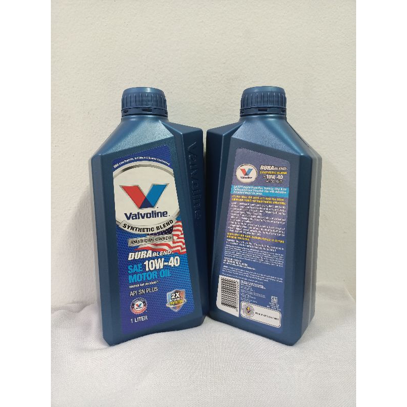 Jual OLI MESIN VALVOLINE SAE 10W-40 API SN PLUS ORIGINAL 1 LITER ...