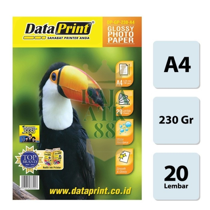 Jual Dataprint Glossy Photo Paper / Kertas Data Print 230 gsm A4 | Shopee Indonesia