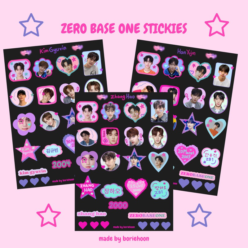 Jual Zero Base One Sticker Deco ZB1 Boys Planet (Pre Order) | Shopee ...