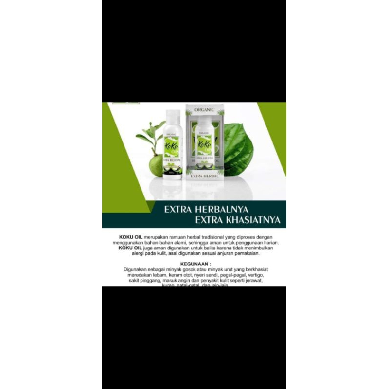 Jual Koku Oil 50ml | Shopee Indonesia
