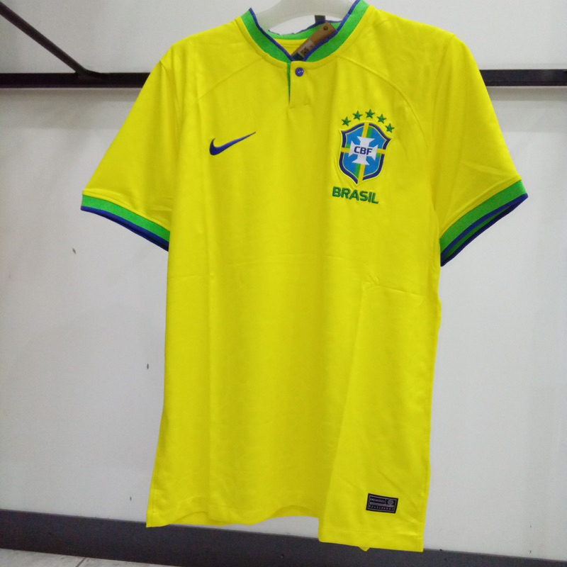 Jual Jersey Sepak bola home timnas brazil 2022/23 go grade ori Murah ...