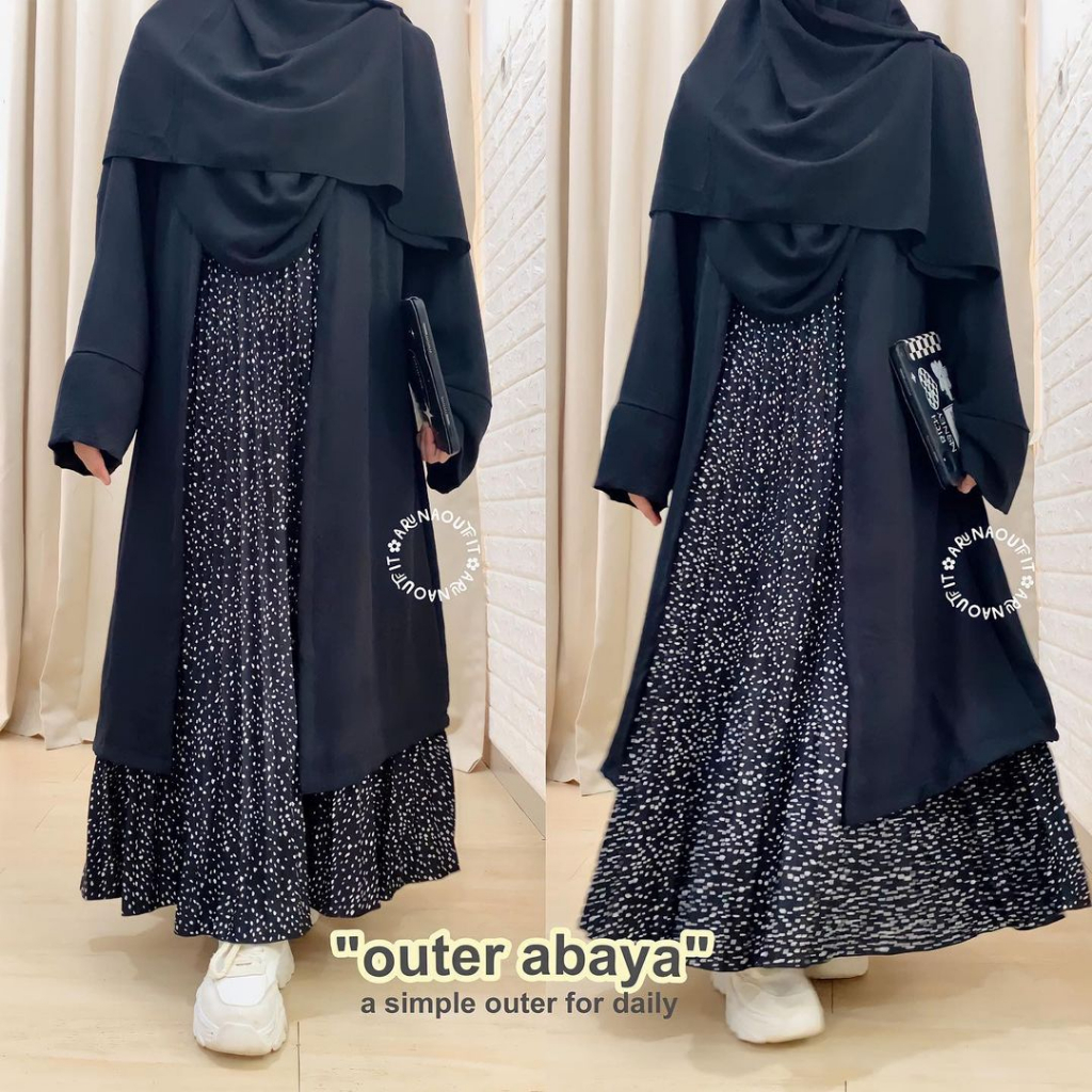 Jual OUTER ABAYA BY ARUNAOUTFIT | Shopee Indonesia
