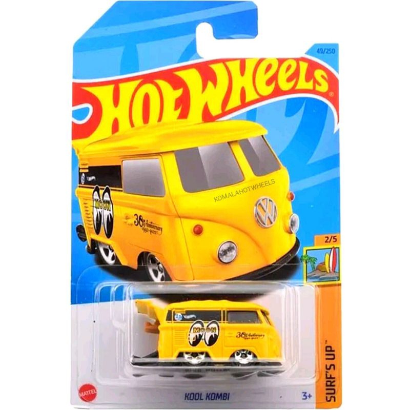 Jual Hot Wheels Kool Kombi VW Mooneyes Kuning | Shopee Indonesia