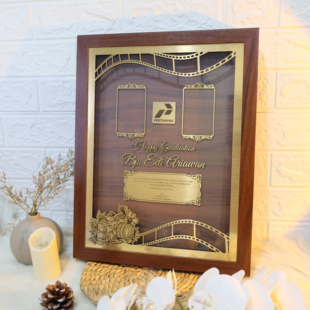 Jual Custom Frame Logam Mulia Hadiah Penghargaan Kenang-kenangan ...
