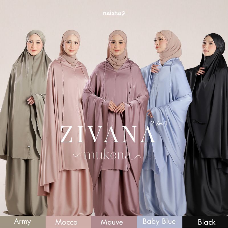 Jual Zivana Mukena Silk Premium 2 in 1 Mukena Premium Mukena | Shopee ...