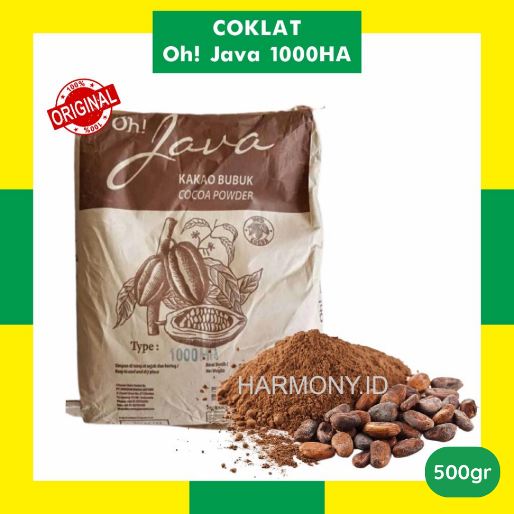 Jual Coklat Bubuk Cokelat Java Cocoa Powder 500gr COKELAT - Pure Oh ...