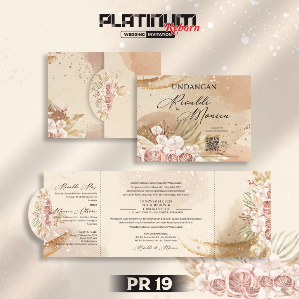 Jual Platinum Reborn PR 019 TF Blanko Undangan | Undangan Murah ...