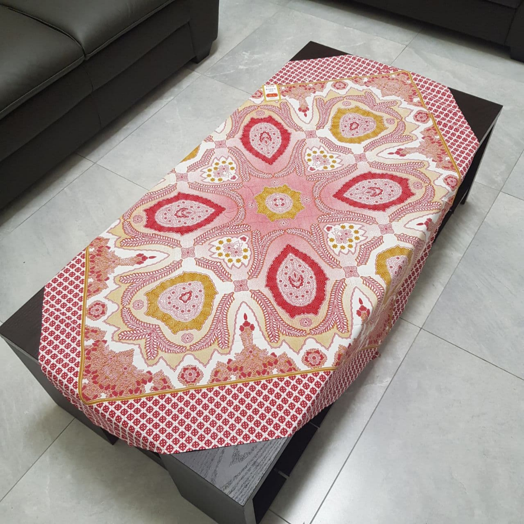 Jual Taplak Meja Tamu Motif Batik Ukuran 110 x 105 Sekolah Ruang Guru ...