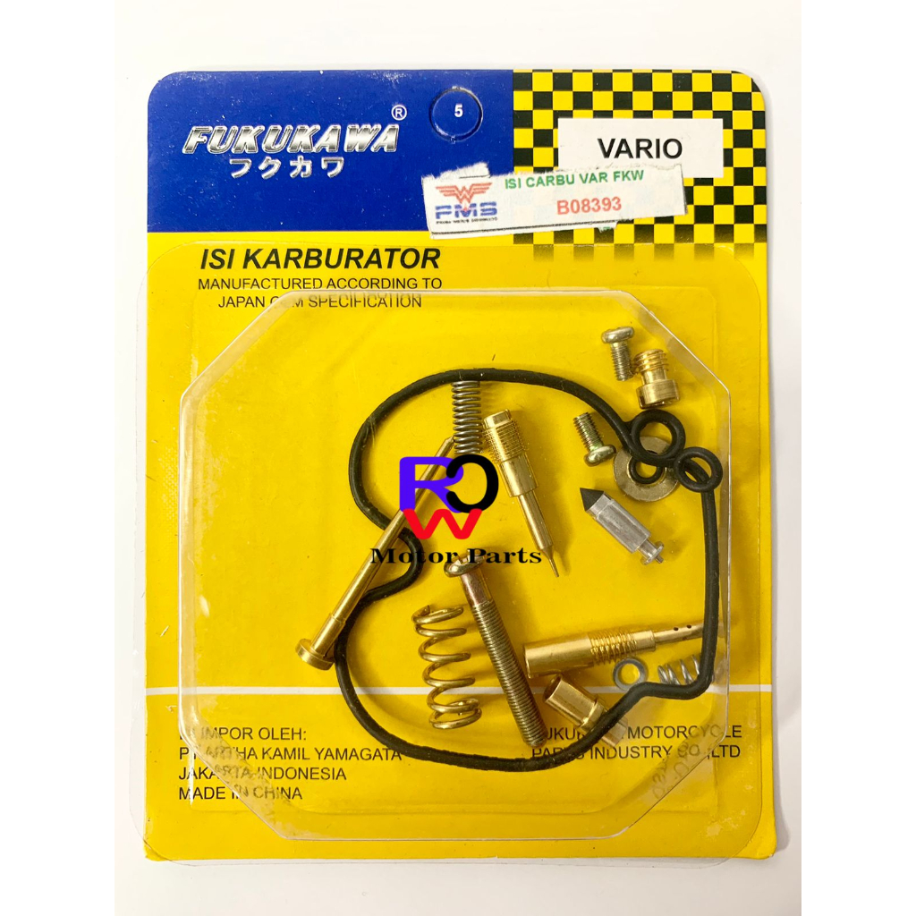 Jual FUKUKAWA REPAIR KIT ISI KARBURATOR VARIO | Shopee Indonesia