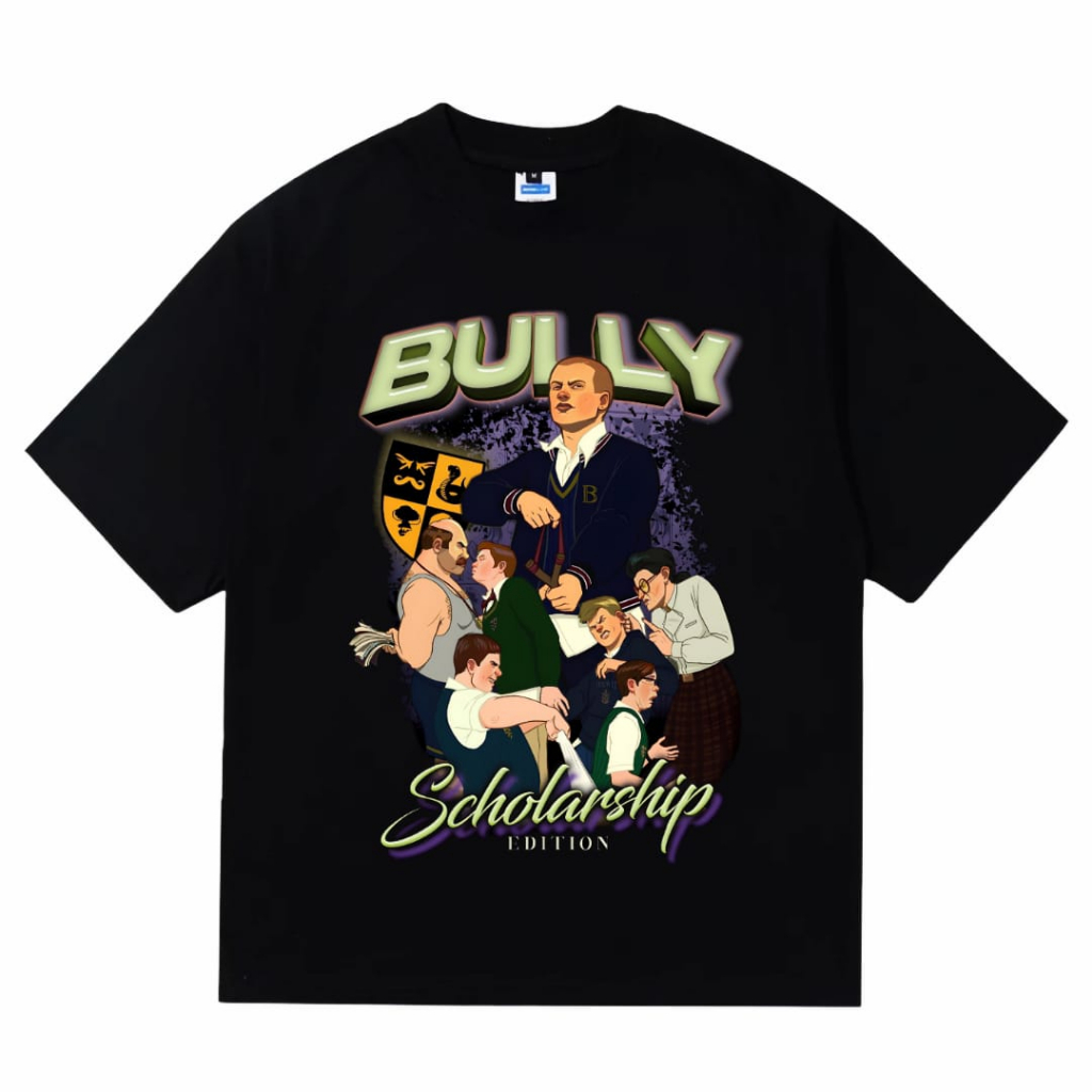 Jual Metafora Tshirt Bully Scholarship Vintage lengan pendek hitam Kaos ... Jual Metafora Tshirt Bully Scholarship Vintage lengan pendek hitam Kaos ...