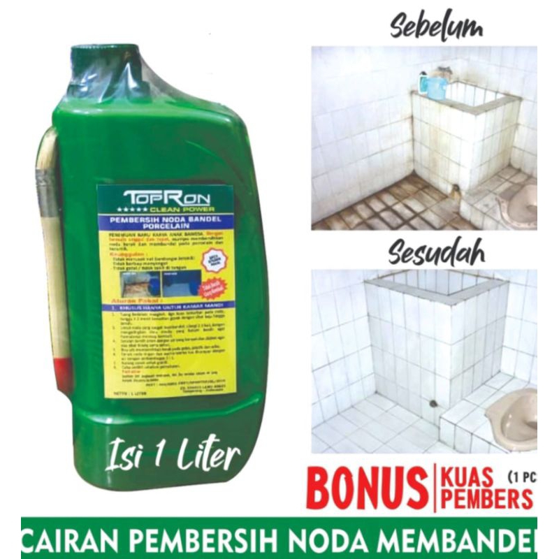 Jual Topron clean power 1 liter free kuas | Shopee Indonesia