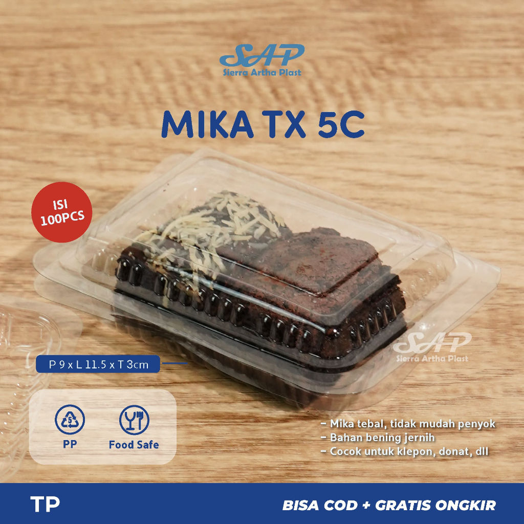 Jual Mika ukuran 5C / Mika Kue TX-5C/ Mika Jajan Pasar / Mika Tempat ...