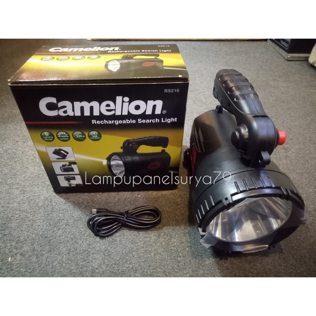 Jual Camelion Rechargeable Flashlight RS216 - Senter Charger LED ...