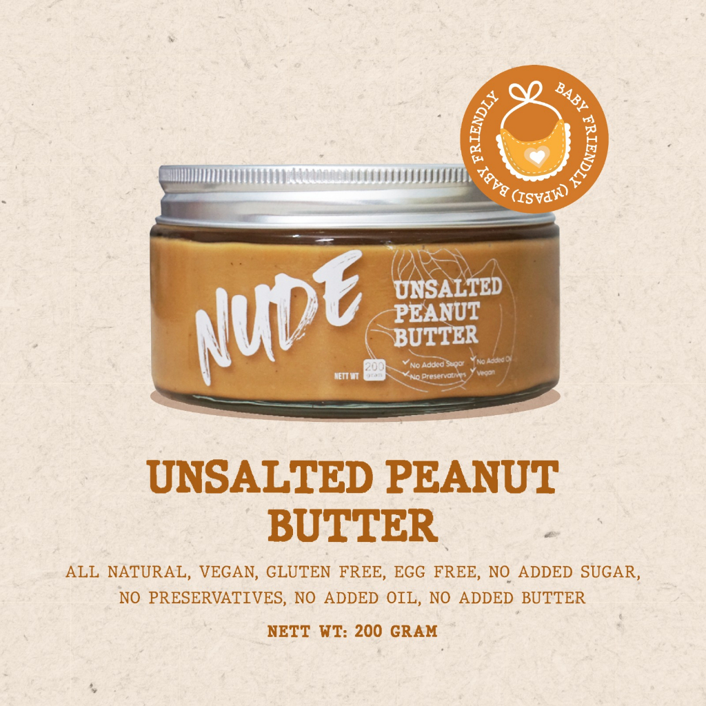 Jual Unsalted Peanut Butter (MPASI / Baby Friendly) No added sugar, No ...