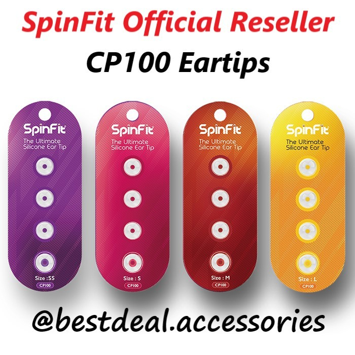Jual SpinFit CP100 Ultimate Earphone Eartips SS S M L XL | Shopee Indonesia
