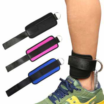 Jual Fitness Gym Adjustable D-Ring Pull Ankle Strap Right Feet | Shopee ...