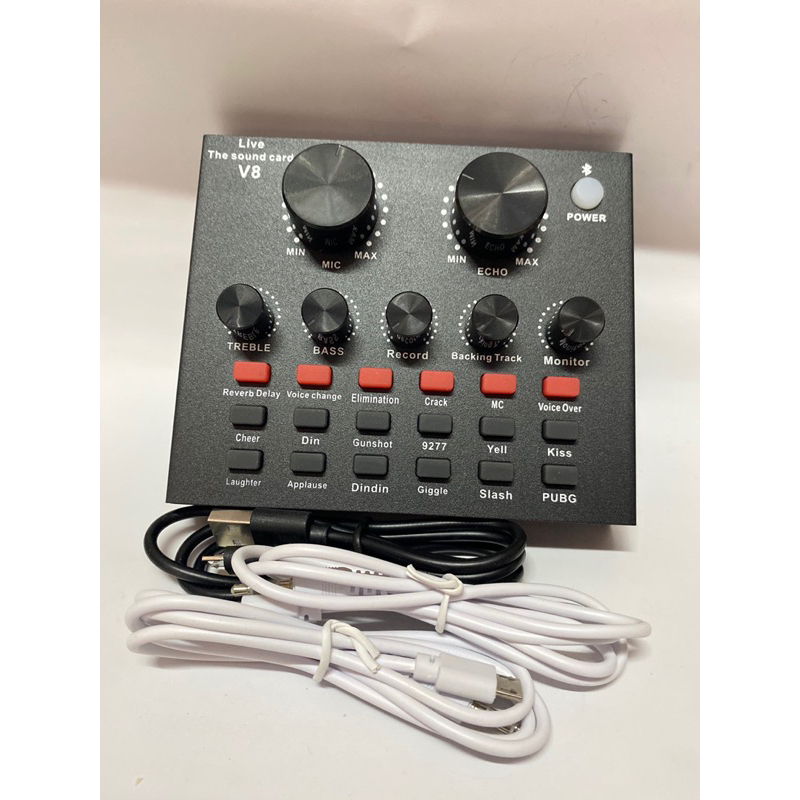 Jual MIXIO Sound card V8 Mixer SoundCard V8 MIXER Audio USB External ...
