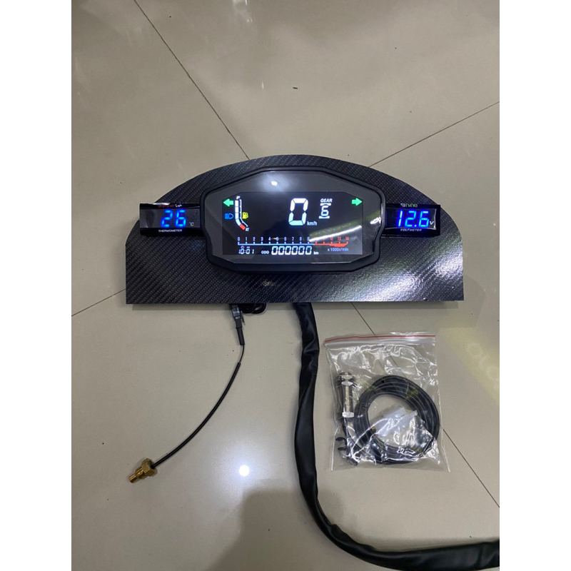 Jual SPEEDOMETER SPEEDO DIGITAL NINJA SSR MODEL DUCATI PNP | Shopee ...