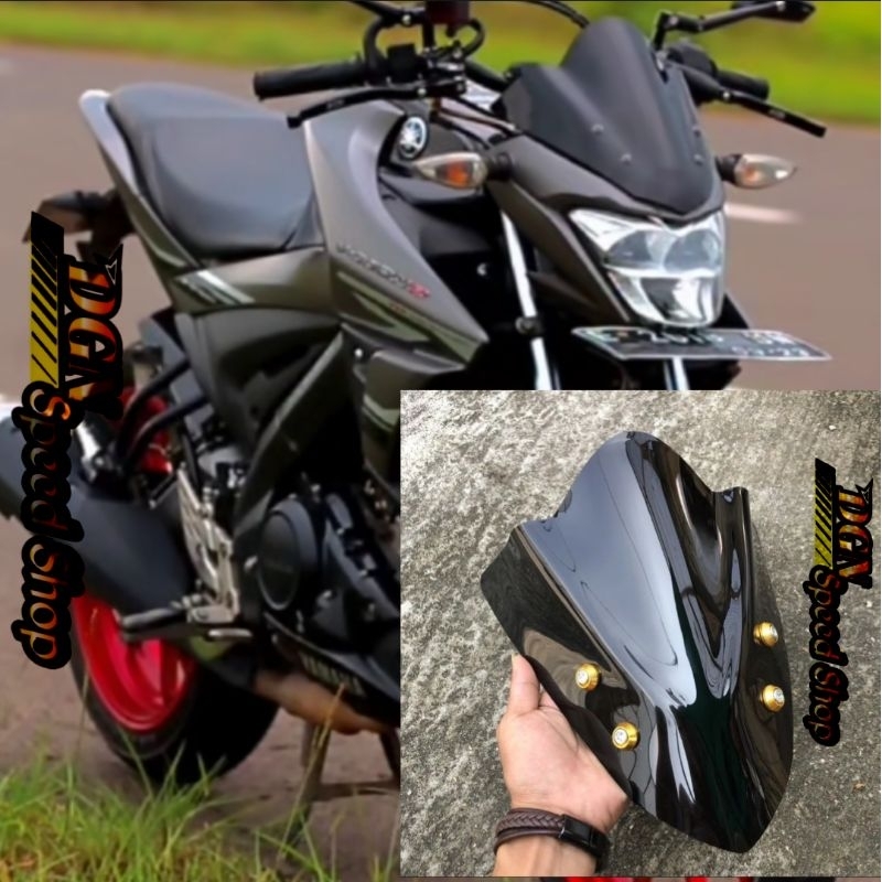 Jual VISOR YAMAHA VIXION R 155 VVA MODEL TERBARU WINDSHIELD YAMAHA ...