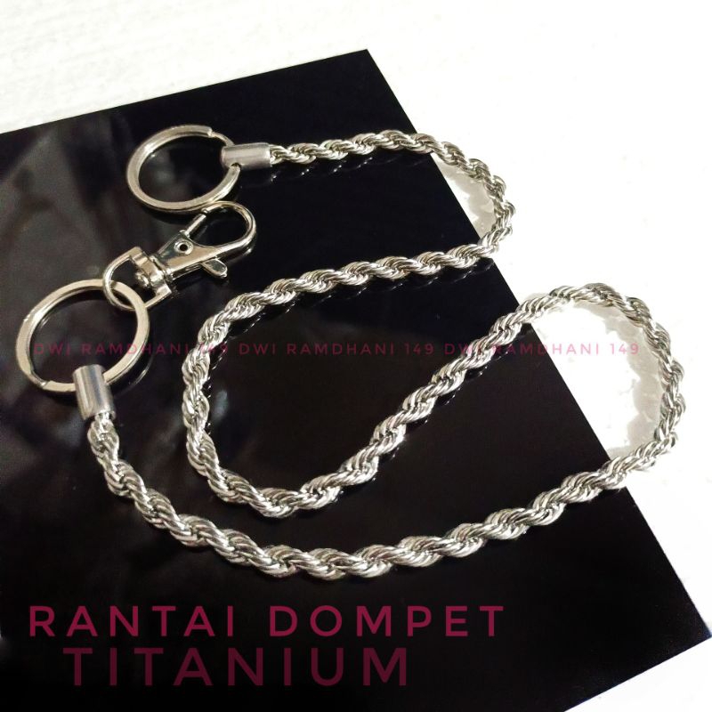 Jual Rantai Dompet Pria Bahan Titanium Model Tambang | Shopee Indonesia