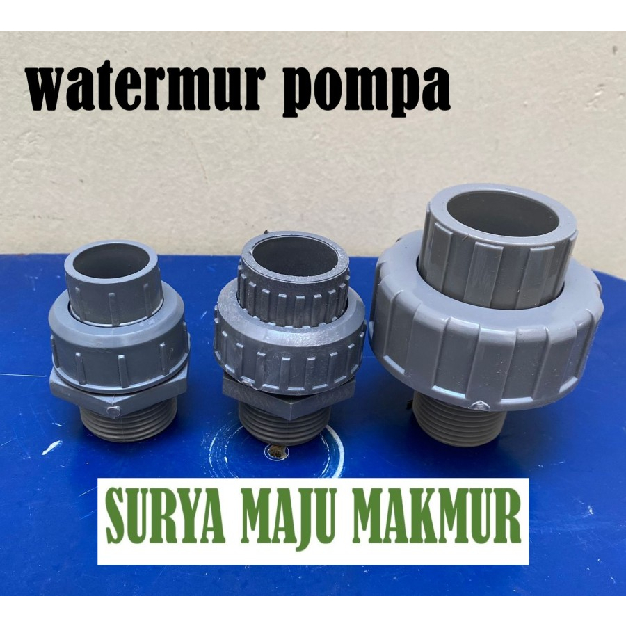 Jual WATER MUR POMPA DRAT LUAR 1 X 1" INCH 1 X 3/4" INCH 1 X 1/2" INCH ...