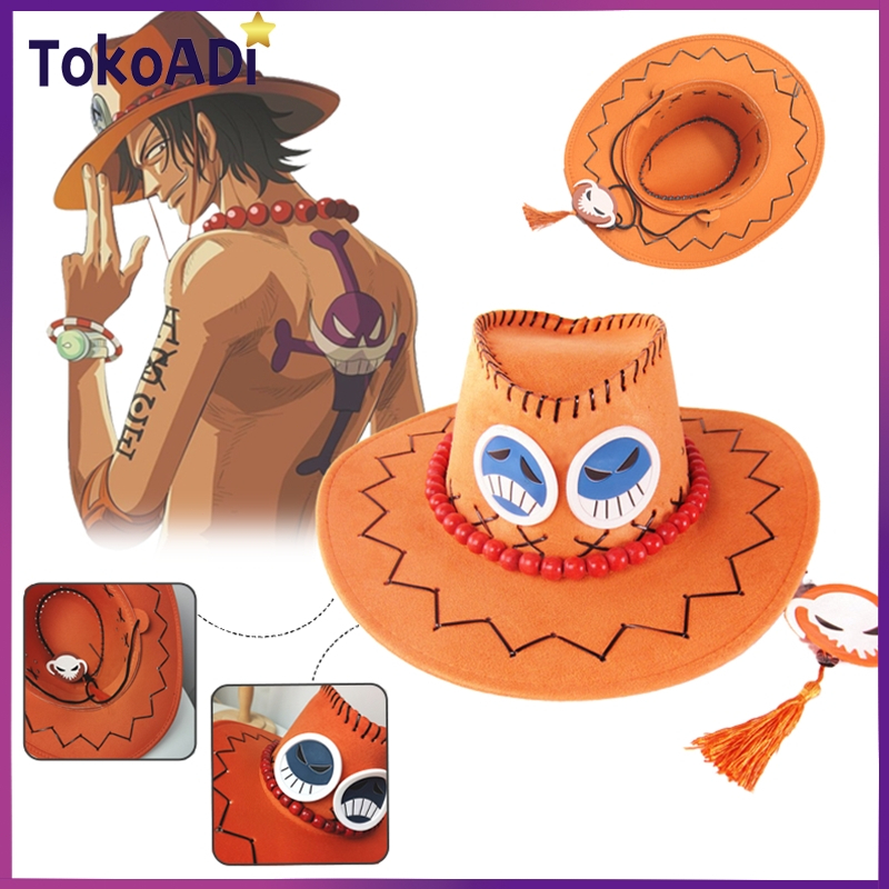 Jual Beli Topi Koboi Ace Karakter One Piece - Tampil Keren Seperti Topi ...