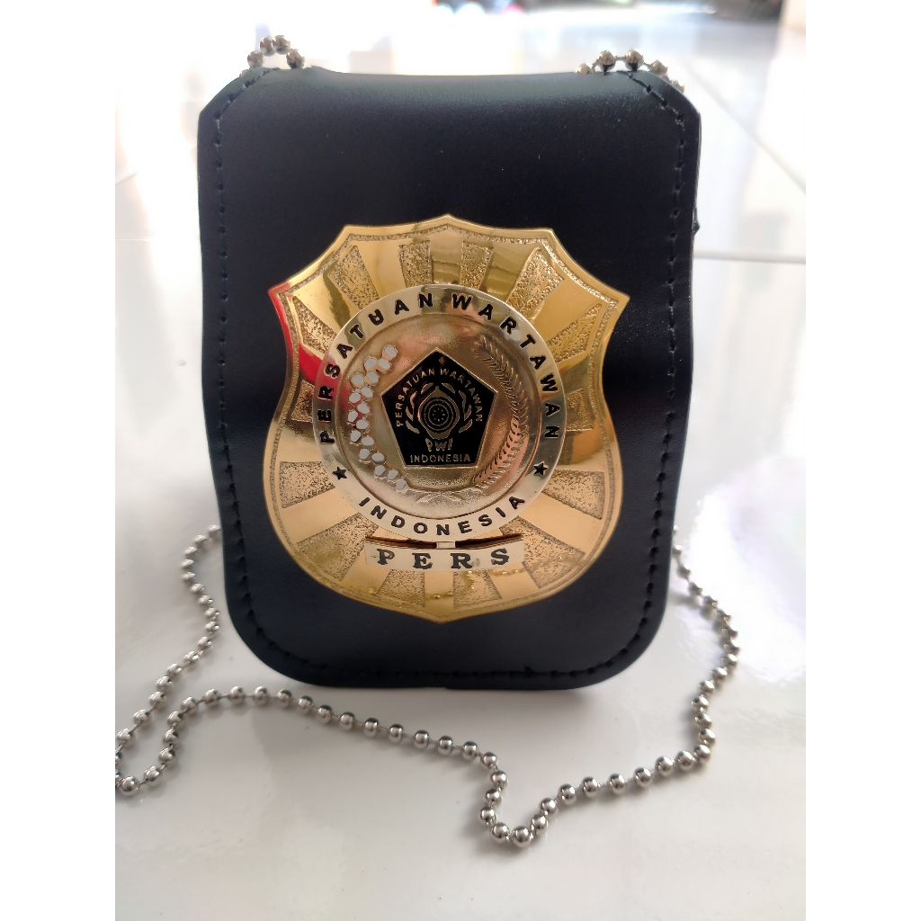 Jual Name Tag Id Card Dompet Kalung Lencana Logo PWI PERS PERSATUAN ...