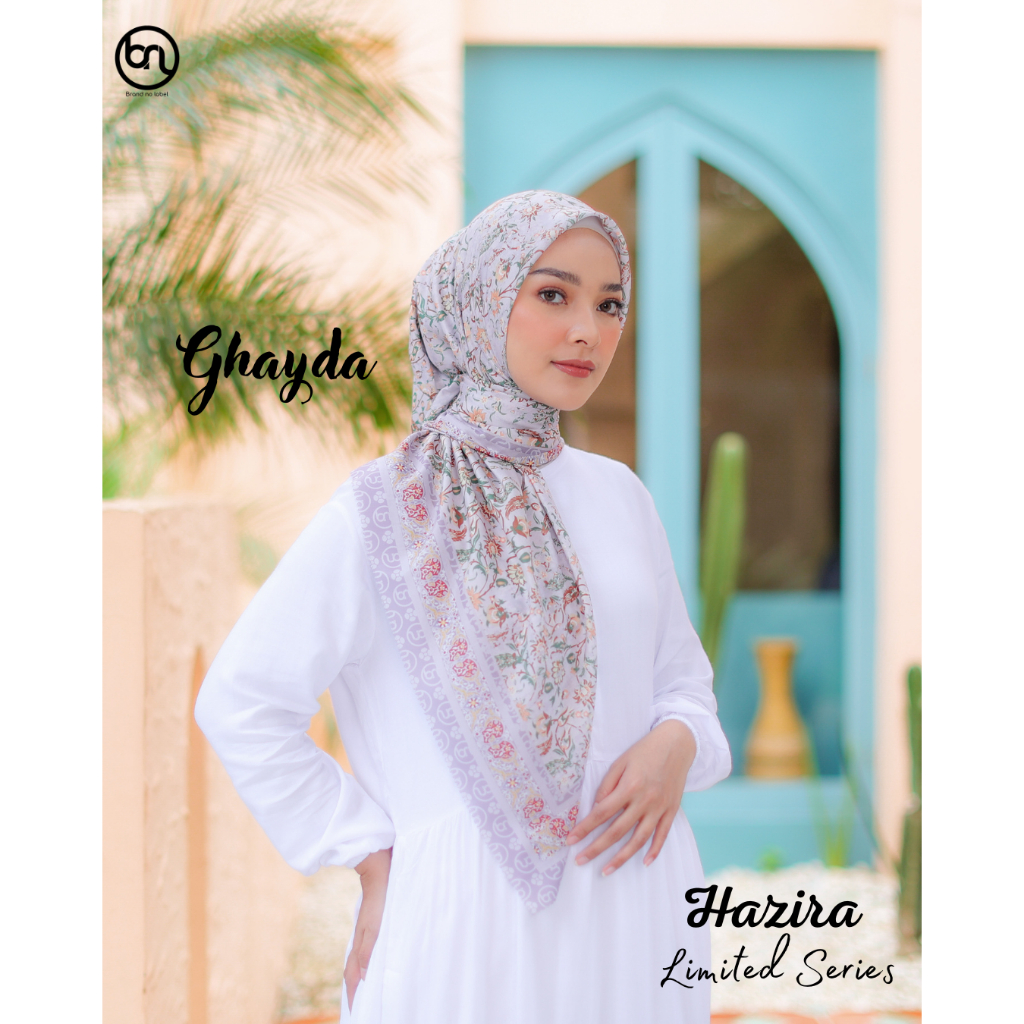 Jual GHAYDA - HAZIRA LIMITED SERIES I HIJAB MOTIF ETNIK I HIJAB NGANTOR ...