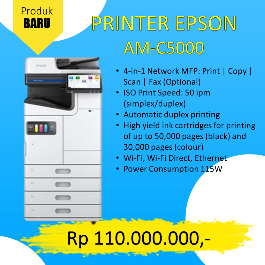 Jual Printer Epson AM-C5000 WorkForce Enterprise A3 | Shopee Indonesia