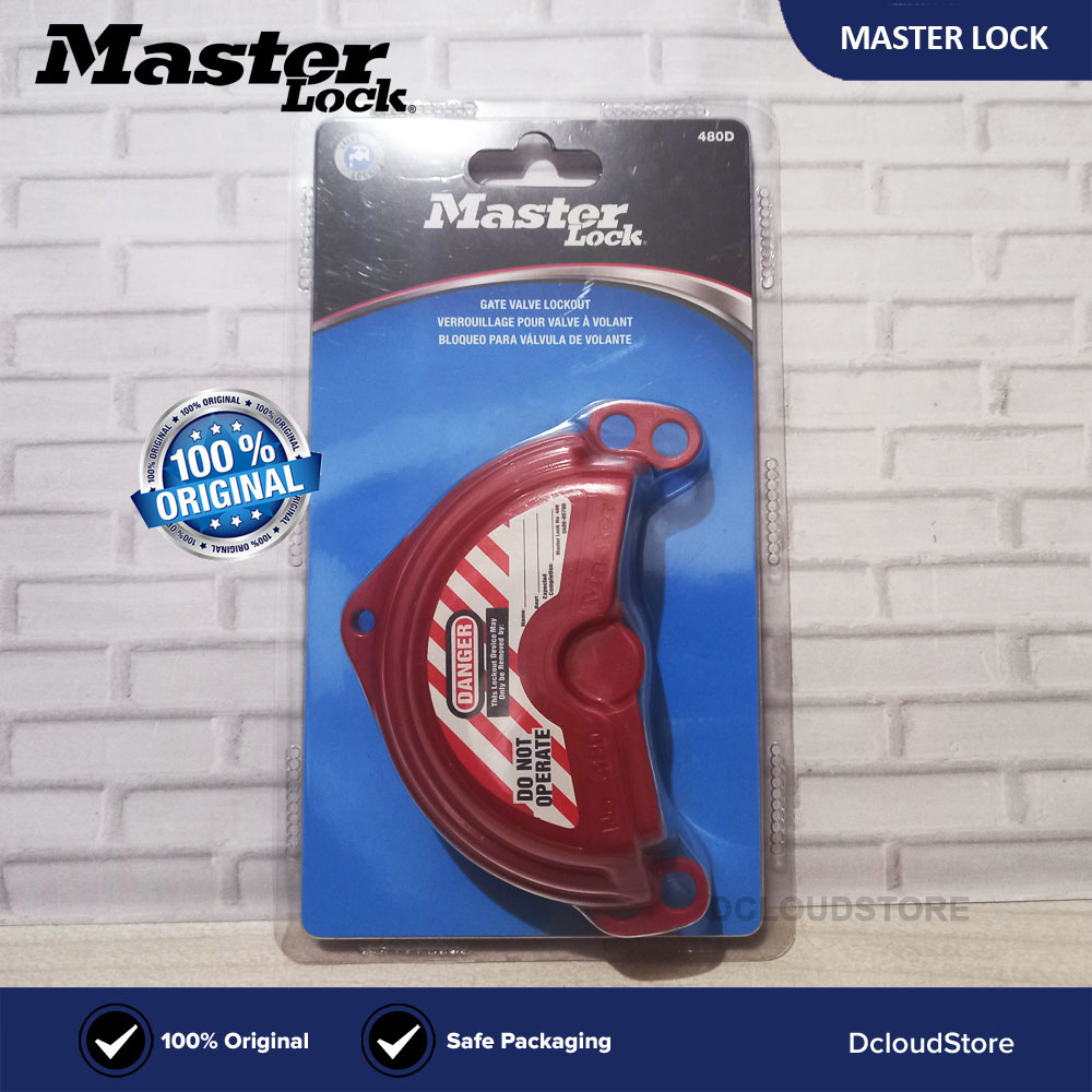 Jual Gate Valve Lockout LOTO Gembok Master Lock 480 D | Shopee Indonesia
