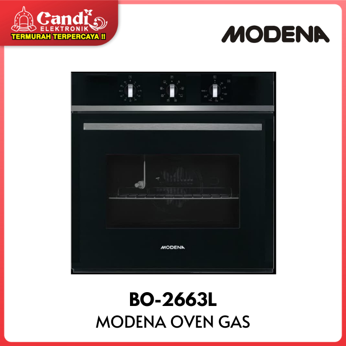 Jual MODENA Oven Built in Oven Gas Tanam 56 Liter BO-2663L | Shopee ...