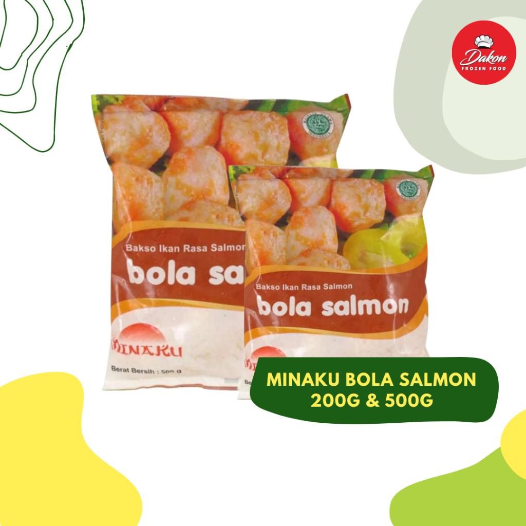 Jual Minaku Bola Salmon 200g & 500g | Shopee Indonesia
