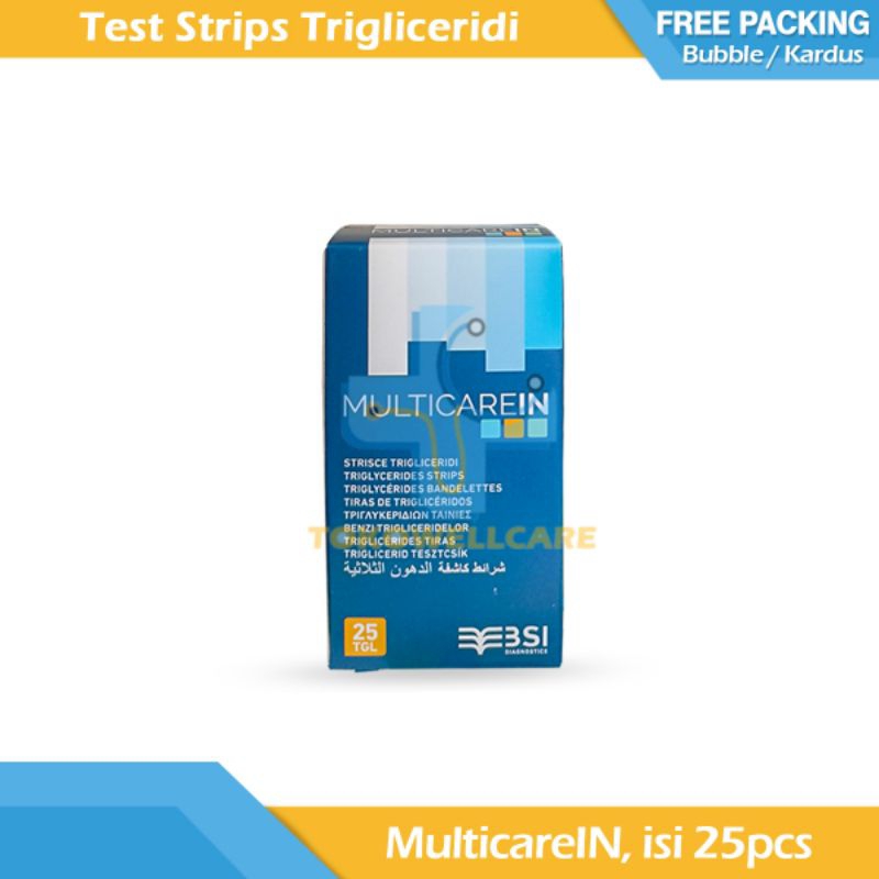 Jual Multicarein Strip Trigliserida Test Triglyceride TG | Shopee Indonesia