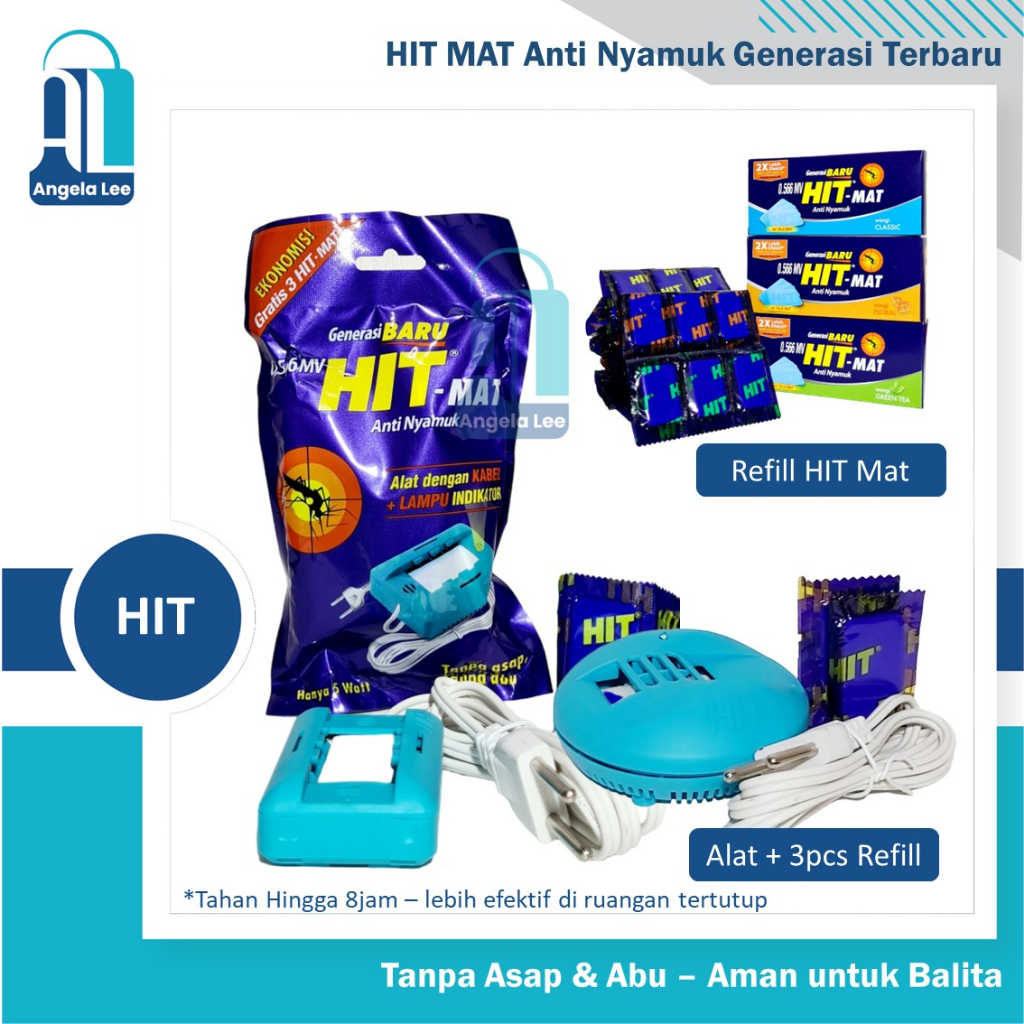 Jual Obat Anti Nyamuk HIT MAT Elektrik Mouse kabel Alat dan Refill Isi ...