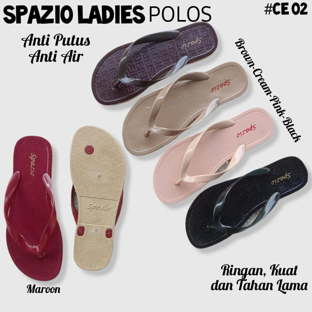 Jual Flash Sale!!! Sandal Wanita jepit flaminggo atau Polos bahan pvc ...