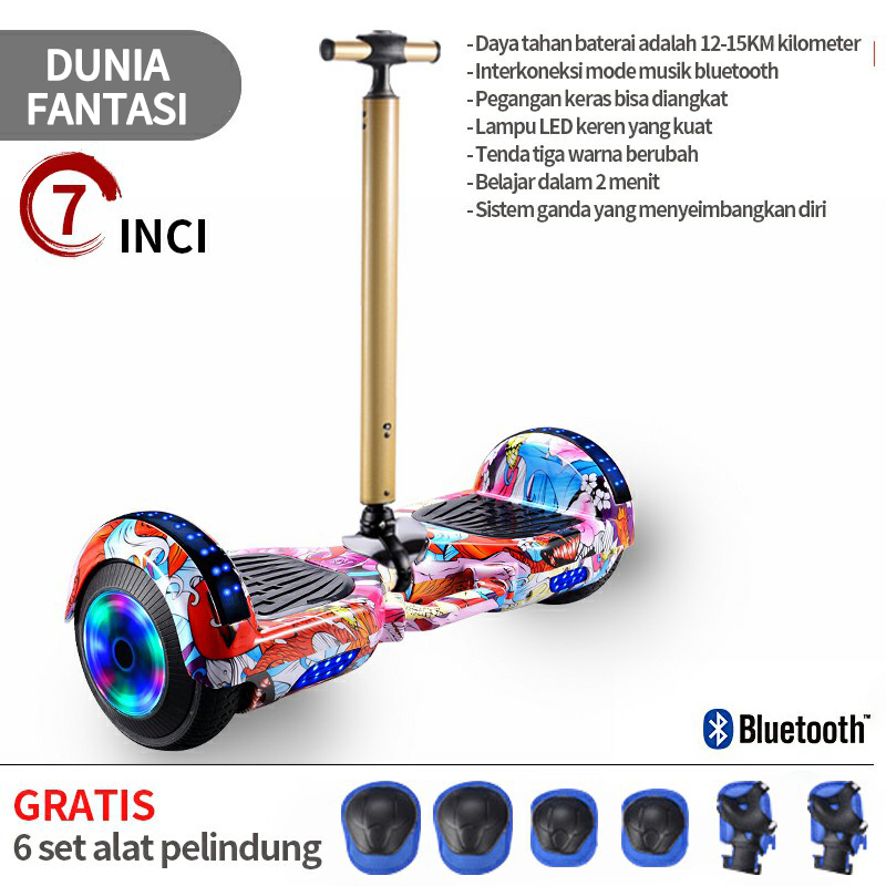Jual Heartbeat Hoverboard anak, Smart hoverboard 7 inci, skuter listrik ...